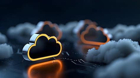 Cloud Technology And Binary Code On An Abstract Digital Background