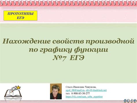 Нахождение свойств производной по графику функции №7 ЕГЭ