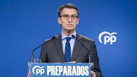Feijóo Convoca A Los Diputados Y Senadores Del Pp Antes De La Primera