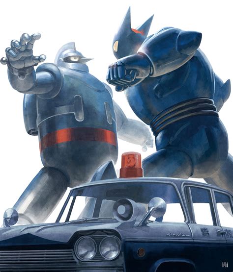 Tetsujin 28 And Black Ox Tetsujin 28 Gou And 1 More Drawn By Fmu