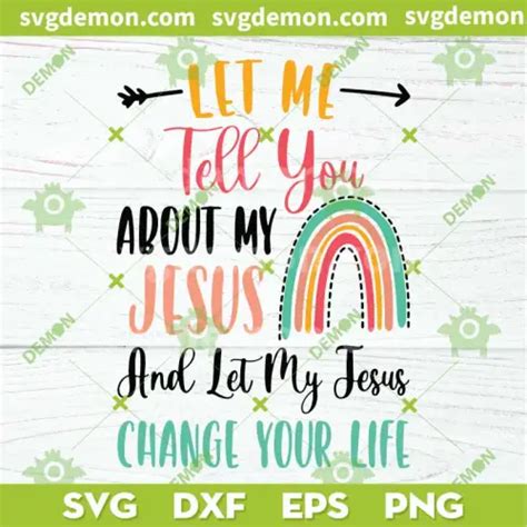 Shop SVG Demon In 2022 Christian Svg Let It Be Jesus