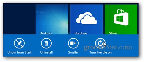 Turn Off Windows 8 Live Tile Notifications