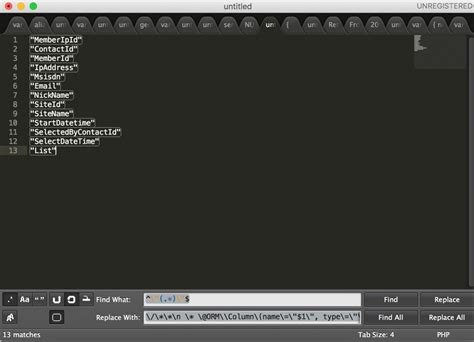 Use Sublime Text To Help You Create Doctrine Entities Rolandow S