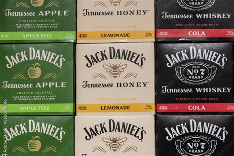 Jack Daniels Can Cocktails Display Jack Daniels Cocktails Are