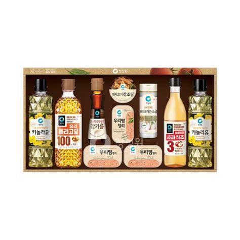 추석특가 청정원 명절 9호 선물세트 X 3개 카놀라유올리고당참기름천일염장조림 홈플러스 택배배송
