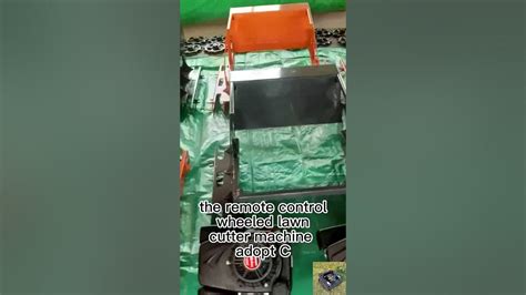 Произведена в Китай дистанционно управляема косачка с релси най добрата китайска роботизирана