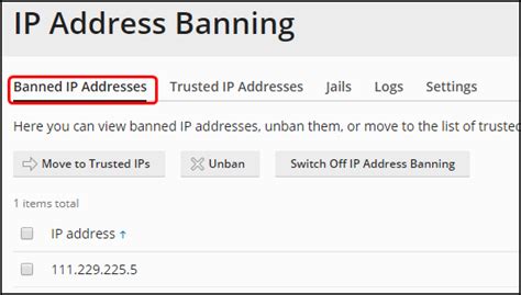 How To Unban Ip Blocked Ip From Plesk Diadem Technologies Support