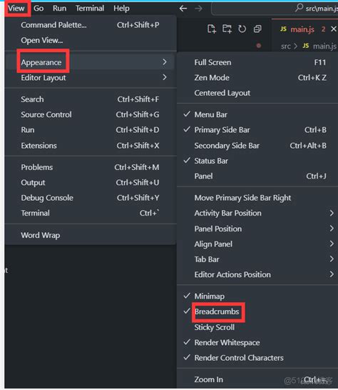 Vscode 1 在编辑器的标签页下显示文件目录（标签页显示面包屑） 2 在标题栏上显示当前文件的完整路径51cto博客