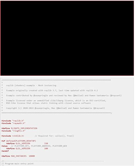 Models DrawMeshInstanced Does Not Work Issue Raysan Raylib GitHub
