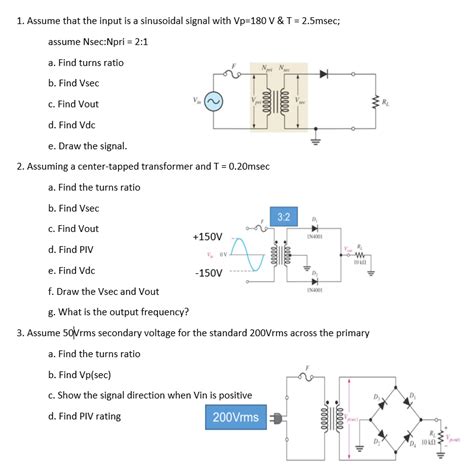 Solved 1 Assume That The Input Is A Sinusoidal Signal With Chegg