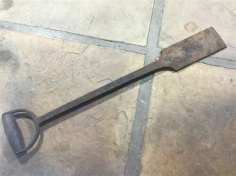 Vintage Antique Long Timber Framing Slick Chisel 3 W Handle Antique