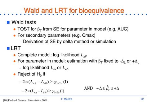 Ppt Nonlinear Mixed Effect Models For The Analysis And Design Of