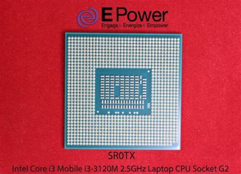 Intel Core i3-3120M Dual Core 2.5GHz 3MB Socket G2 Laptop Processor ...