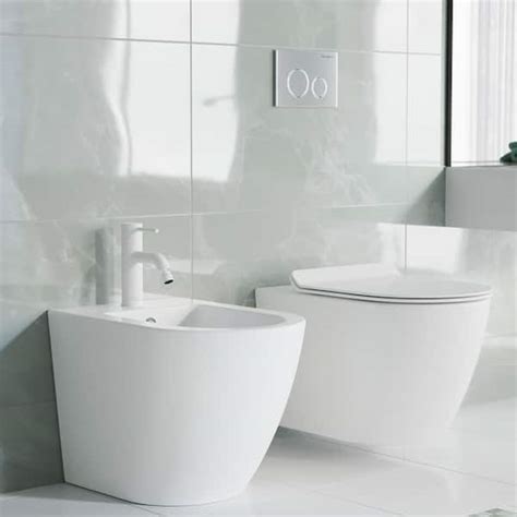 Swiss Madison Ivy Single Handle Bidet Faucet In Matte White Sm Df81mw