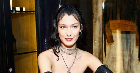 Bella Hadid Flashes Her Nipple For Love Magazine Photo Us Weekly