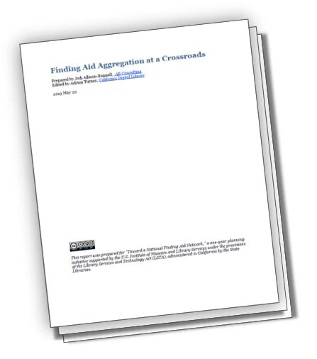 Oclc Research And The National Finding Aid Network Project Hanging Together