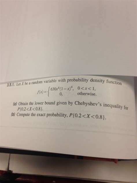 Solved Probability Density Function Let X Be A Random Chegg