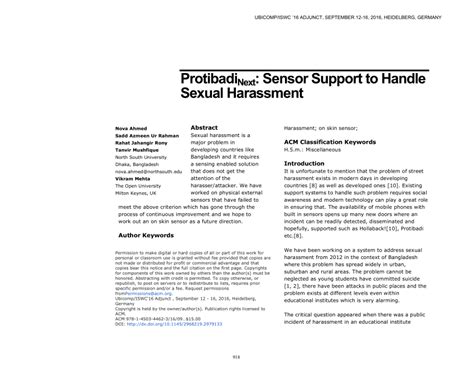 Pdf Protibaadinext A Low Cost Wearable System To Deal With Sexual