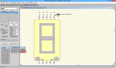 Kumpulan Tugas Dan Informasi Cara Membuat Seven Segment Menggunakan Program Protel Schematic