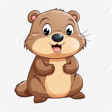 卡通可愛海狸動物 孩子們 友誼賽 吉祥物png去背圖片素材免費下載，免摳圖設計圖案下載 Pngtree