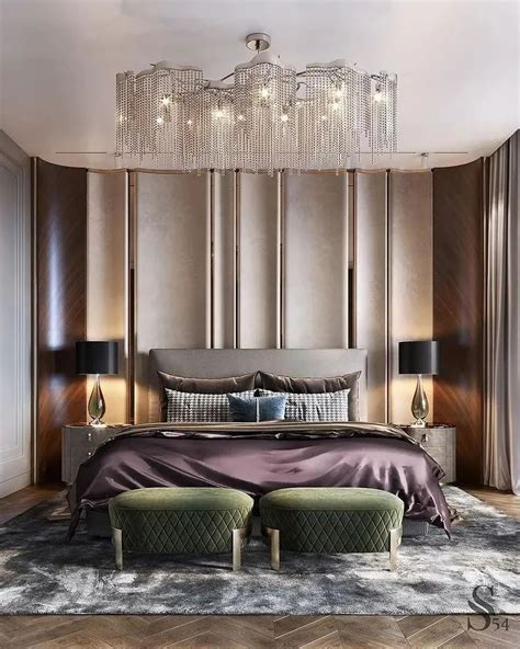 国外优秀设计 俄罗斯STUDIA 54 两套极奢别墅豪宅作品 Luxury Bedroom Lighting Luxury