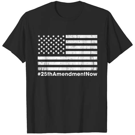 25th Amendment Now T Shirt Sold By George Koshy Sku 6694565 Printerval