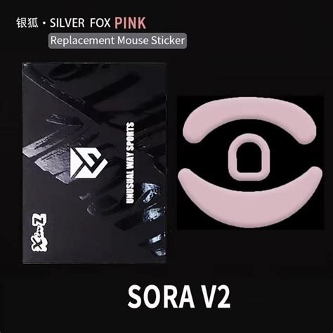 Jual Unusual Way Sports Pink Fox Ninjusto Sora V2 Mouse Feet Mouse