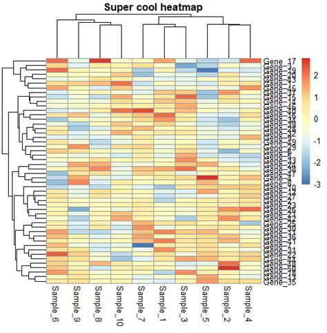 Step By Step Heatmap Tutorial With Pheatmap Biostatsquid Com