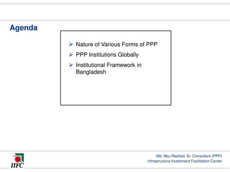 Ppt Institutional Framework For Ppp Projects And Project Development Stages Powerpoint