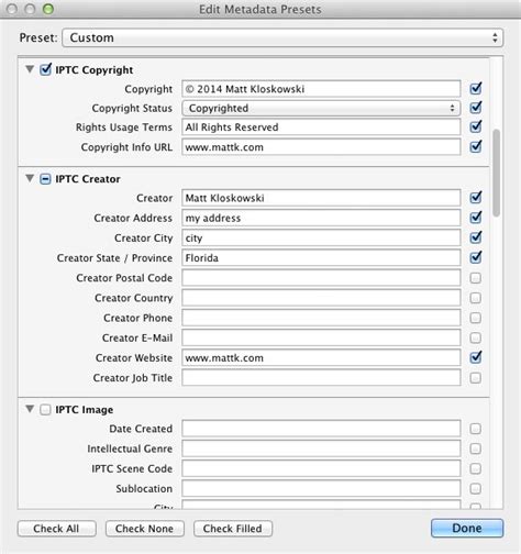 Lightroom Tip Update Your Copyright Year Lightroom Killer Tips