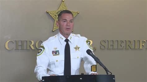 Hillsborough Sheriff Chronister Announces Arrest Of Father Accused Of