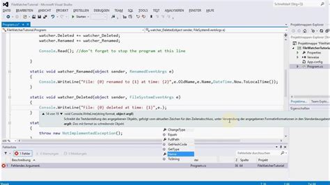 C How To Observe Files Modification In A Folder Using Filesystemwatcher Class Youtube