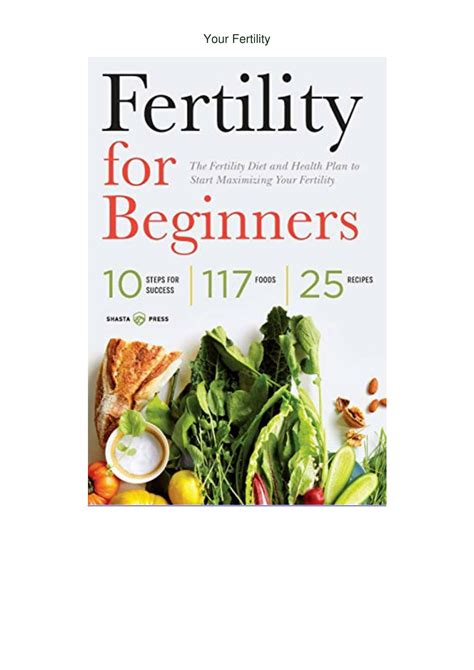 Ppt Full Download Pdf Fertility For Beginners The Fertility Diet