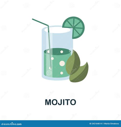 Mojito Collection Vector Menu Template With Realistic Cocktail