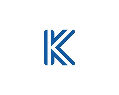 K KK Logo Design Vector Template 13602023 Vector Art At Vecteezy