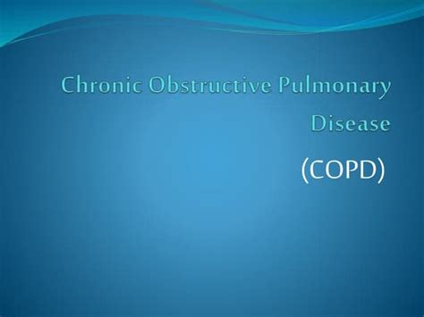 Asthma Vs Copd A Quick Summary Of The Differences Between Them