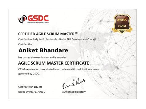 Aniket Bhandare On Linkedin Completed Agile Scrum Master 12 Comments