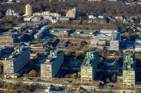 Luftaufnahme Bochum Baustelle Zum Neubau Am Campus Der RUB Ruhr