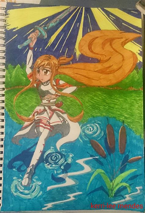 Asuna Lightning Flash By Zdhdveh On Deviantart