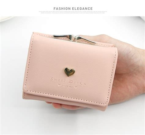 Badu Gr Γυναικείο έκο δερμάτινο πορτοφόλι με τσέπη για κέρματα μικρό μέγεθος Badu Gr