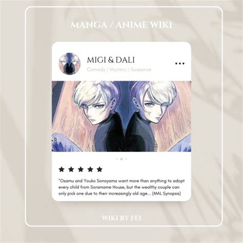 Migi And Dali Wiki Anime Amino
