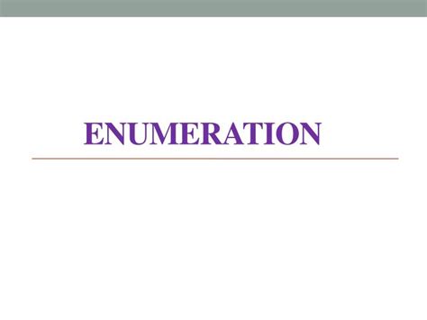ppt enumeration powerpoint presentation free download id 3987038
