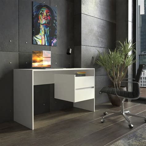 ᐉ Компьютерный стол IdealMebel КС-5 Белый (КС-5-1) • Купить в Киеве ...