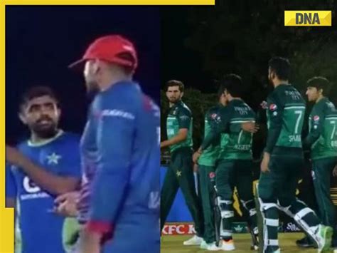 Watch Babar Loses Temper Shaheen Refuses To Shake Hands With