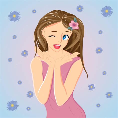 Premium Vector Happy Girl