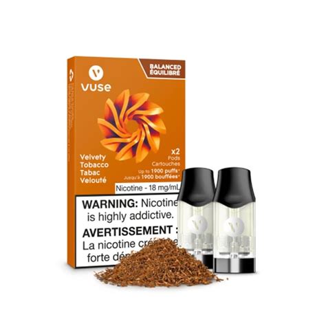Vuse Velvety Tobacco Pods Canada Vapevineca