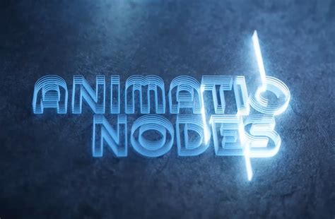 My Falling Splines Animation Nodes Text Effect Full Tutorial In The