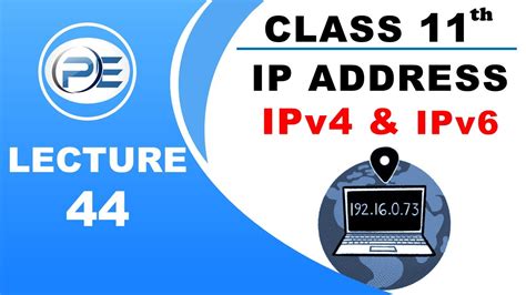IP Address IPv And IPv Ip Address And Its Types ICS Chapter