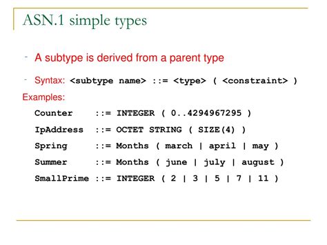 ppt asn 1 syntax and notation powerpoint presentation free download