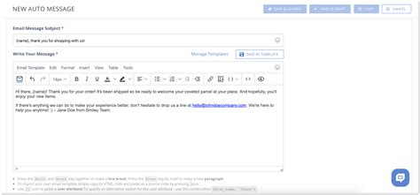 Thank You For Your Order Emails Examples Templates